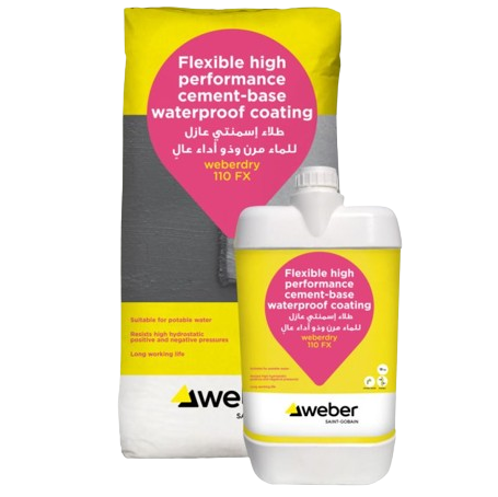 Weberdry 110 FX, Waterproof Coating, 25Akg | SAB GATE