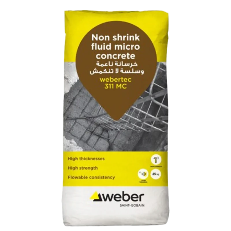 Webertec 311 MC Kit Non-Shrink Fluid Micro Concrete (78 Kg) | SAB GATE